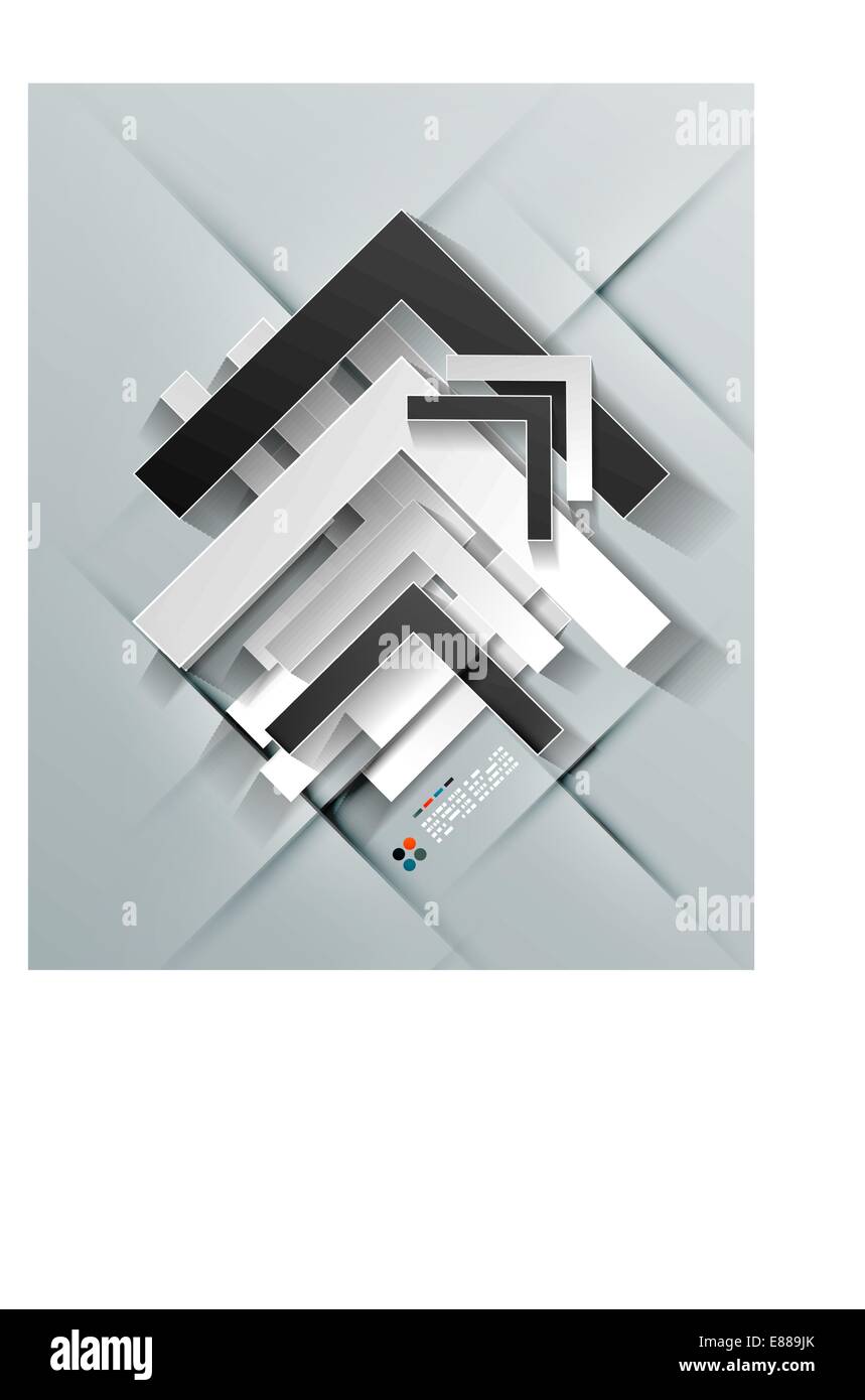 Vector arrows paper modern design Stock Vector Image & Art - Alamy