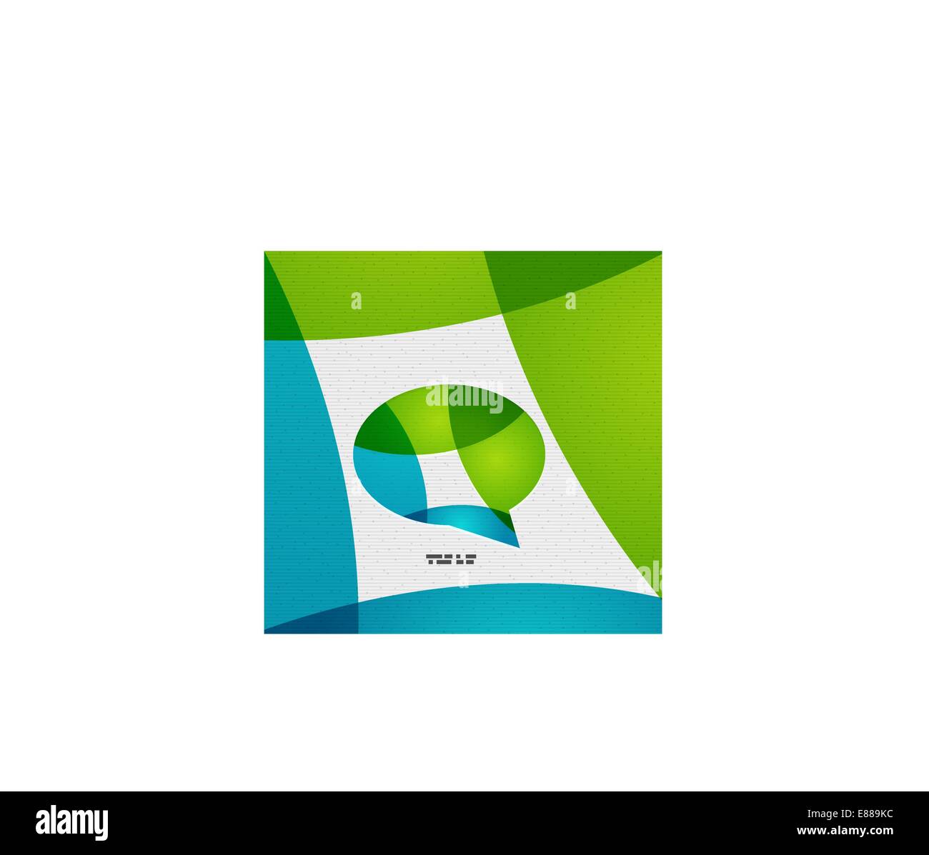 Modern paper design chat vector concept Stock Vector Image & Art - Alamy