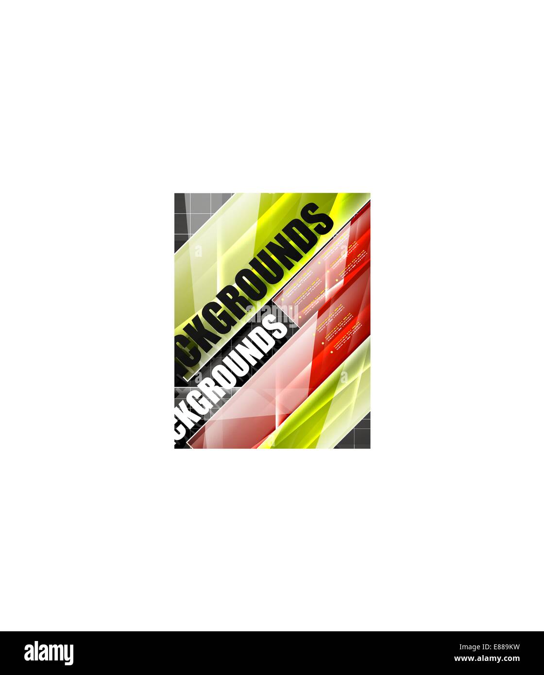 Colorful glass lines vector template Stock Vector Image & Art - Alamy