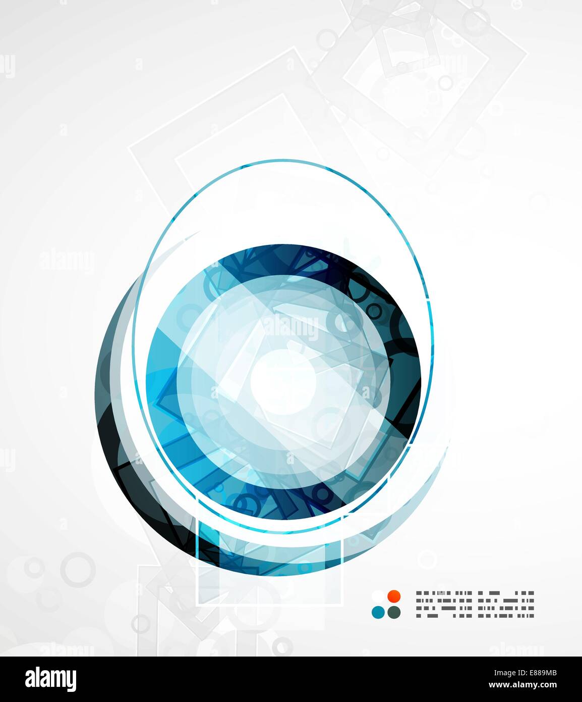 Futuristic circle abstract background Stock Vector Image & Art - Alamy