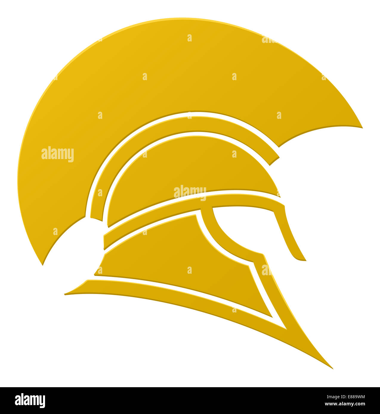 Spartan helmet logo hi-res stock photography and images - Alamy