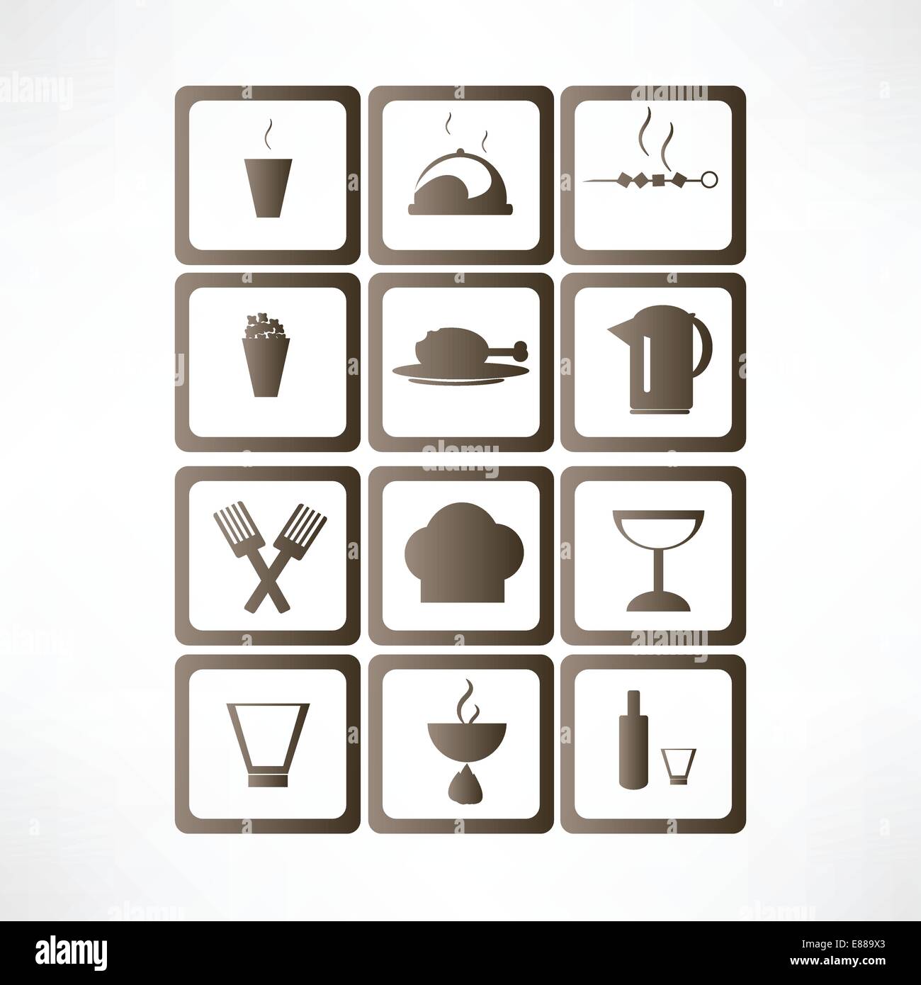 Food and drinks icon Stock Vector Image & Art - Alamy