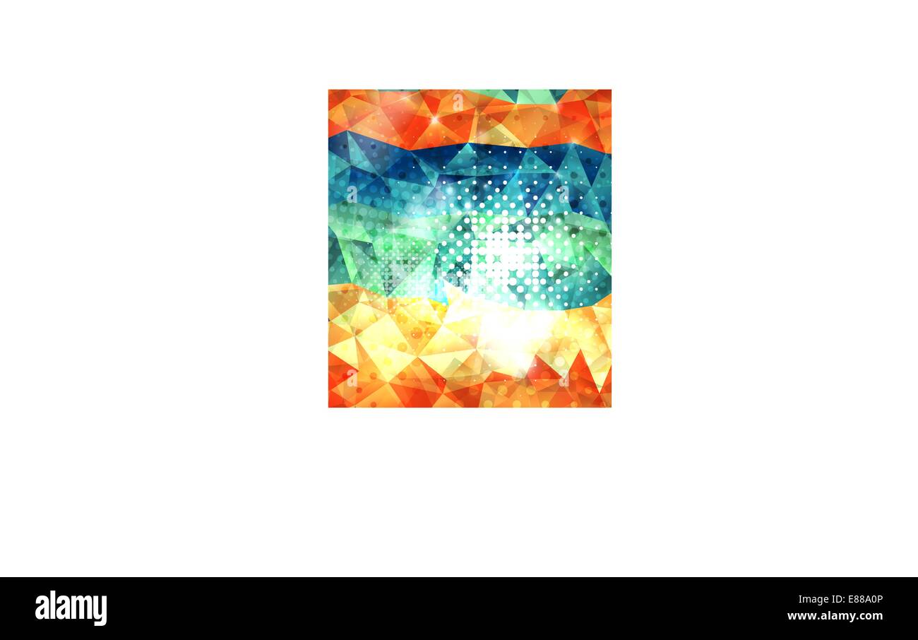 Shiny triangles geometric shape background Stock Vector Image & Art - Alamy