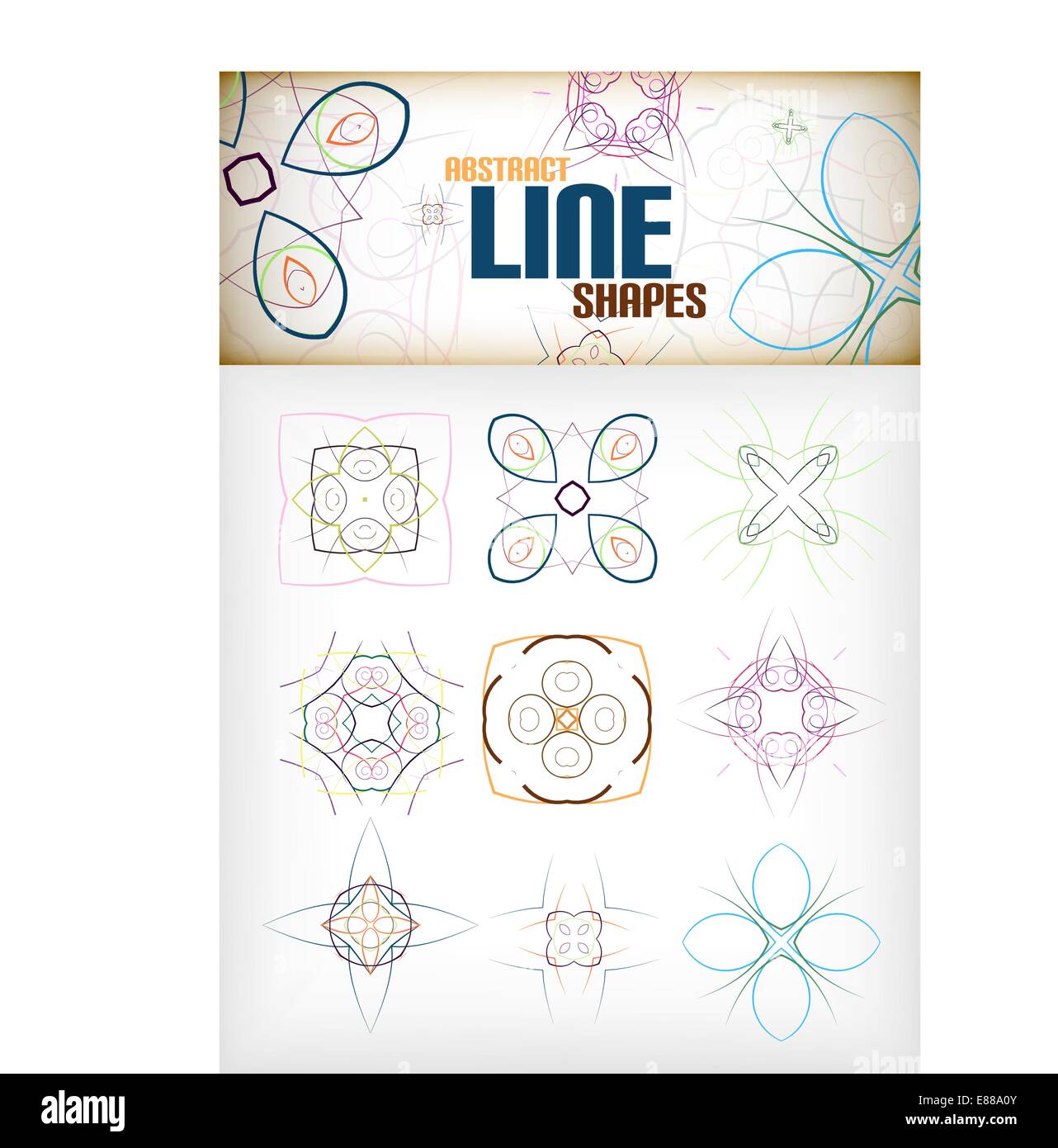 Retro victorian decorations Stock Vector Images - Alamy