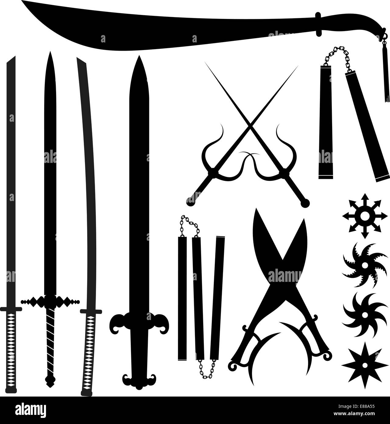 Bladed weapons hi-res stock photography and images - Alamy