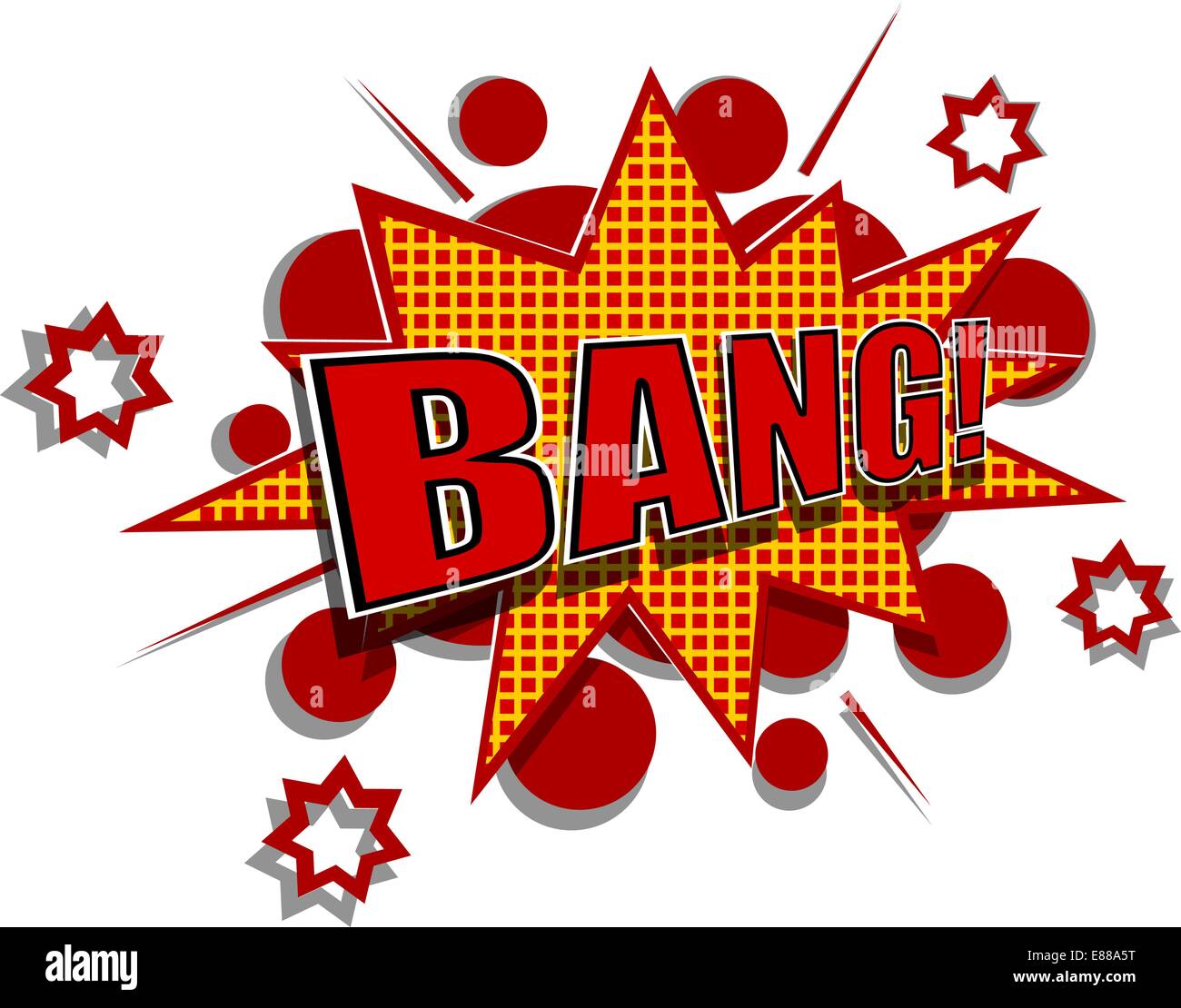 Cartoon illustration of bang Stock Vector Image & Art - Alamy