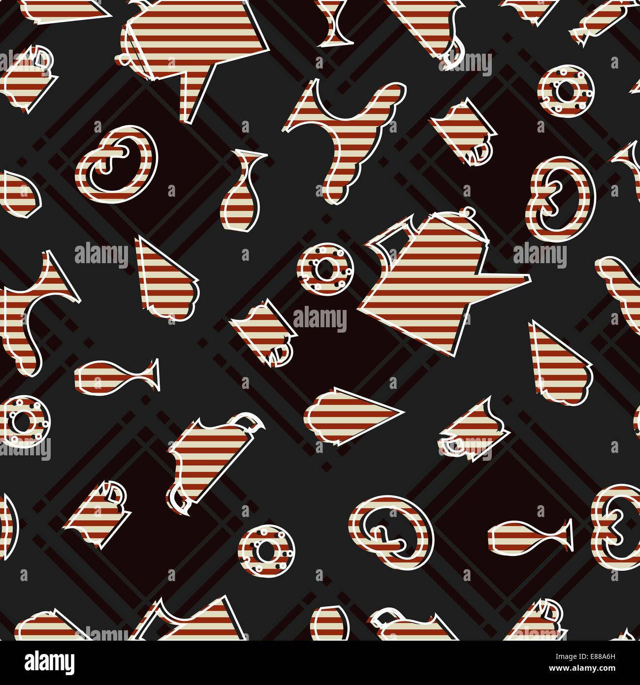 Seamless texture with food Stock Vector Image & Art - Alamy