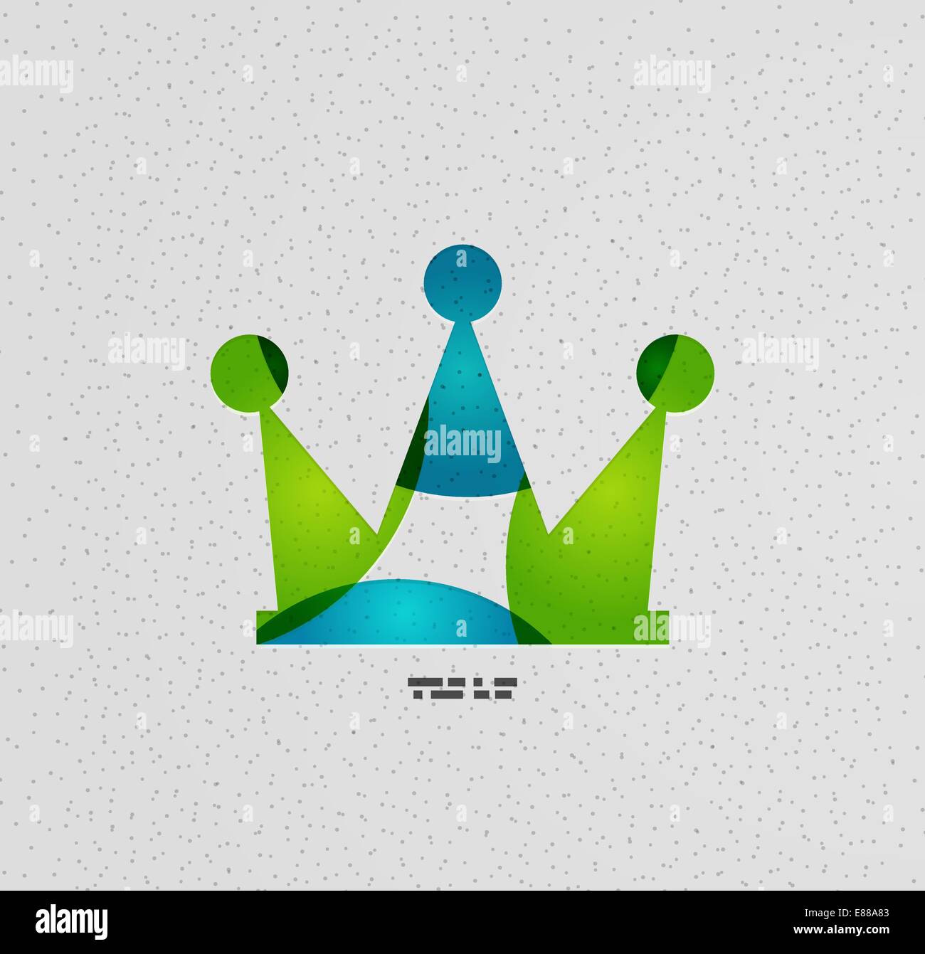 Crown vector paper modern design Stock Vector Image & Art - Alamy