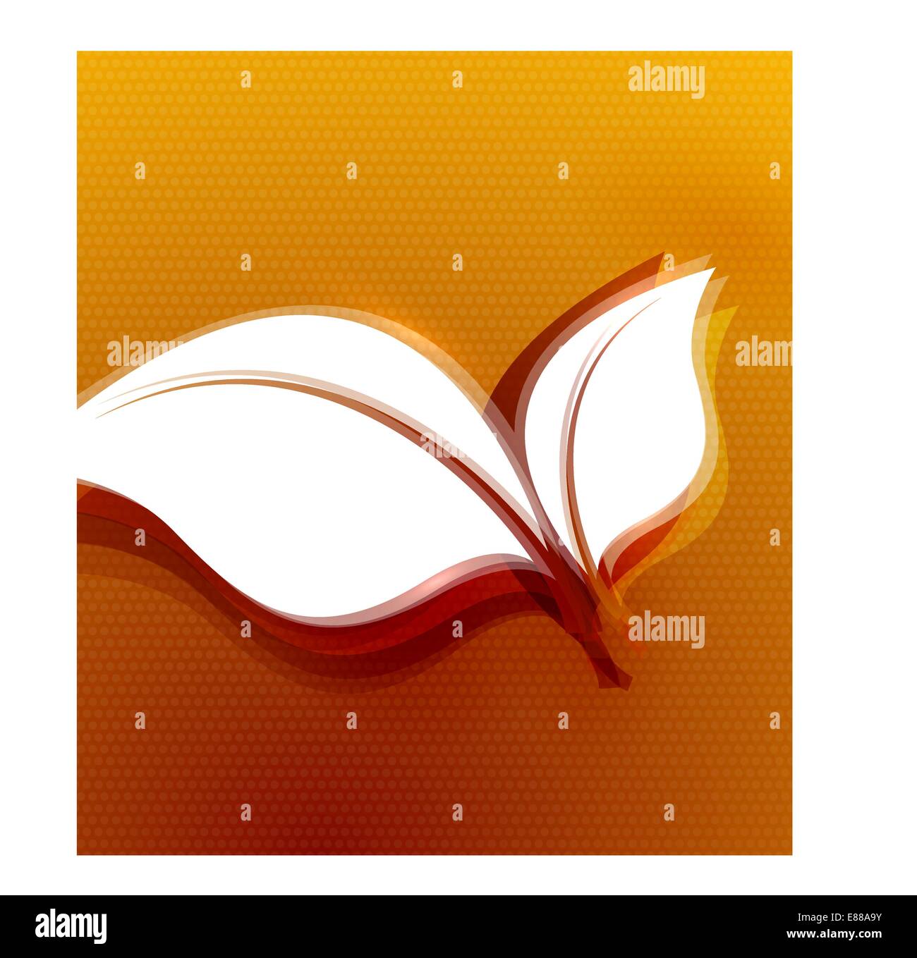 Vibrant orange horizontal border Stock Vector Images - Alamy