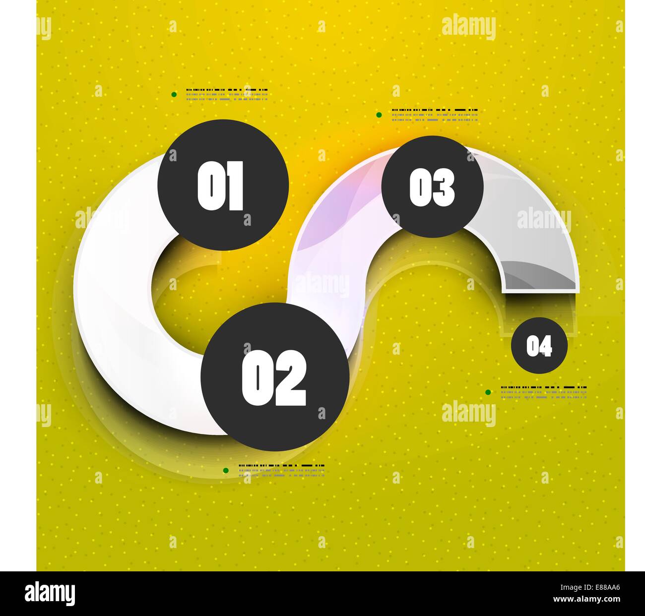 Abstract vector steps circles template Stock Vector Image & Art - Alamy