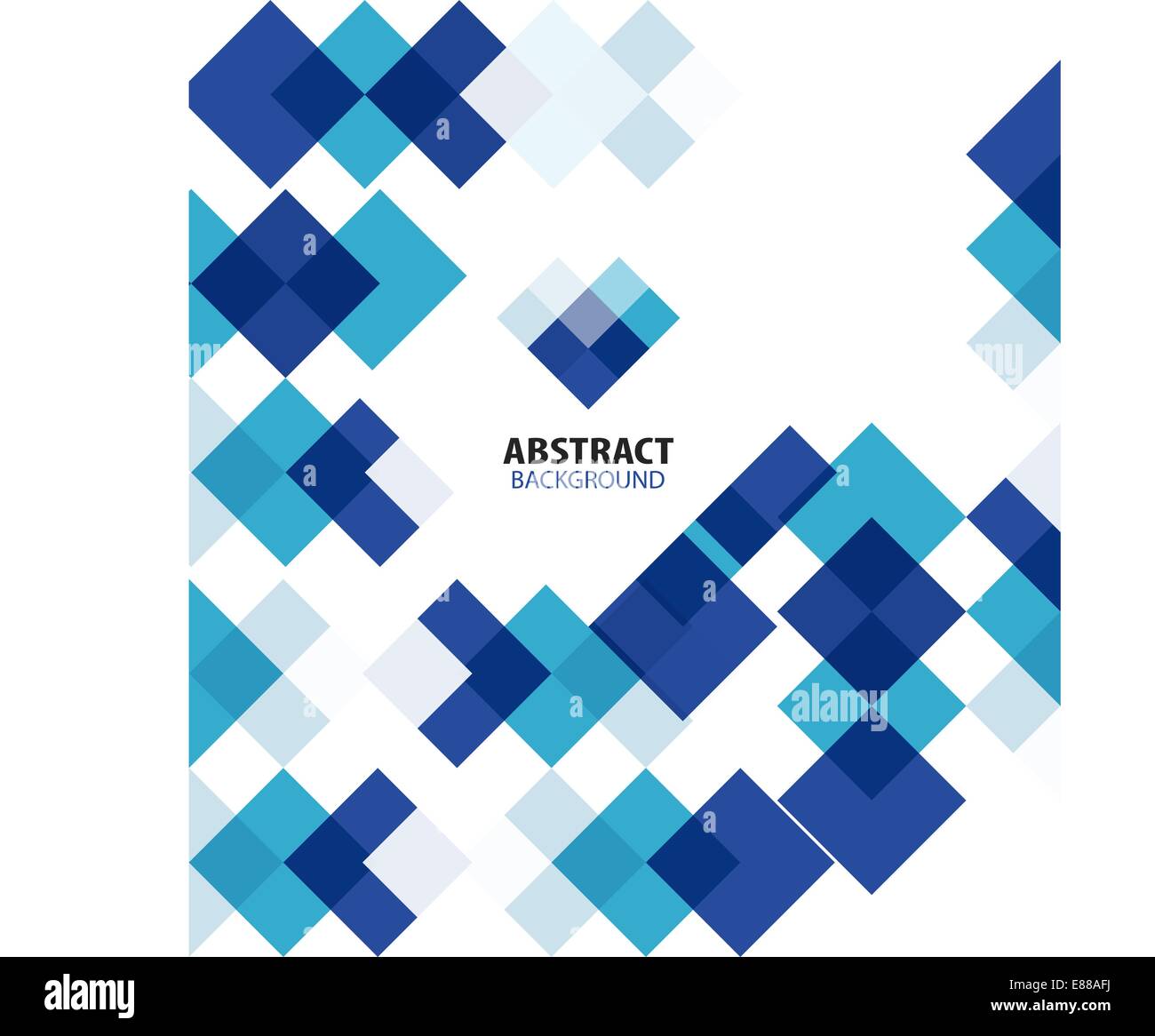 Abstract block painting blue Stock Vector Images - Alamy