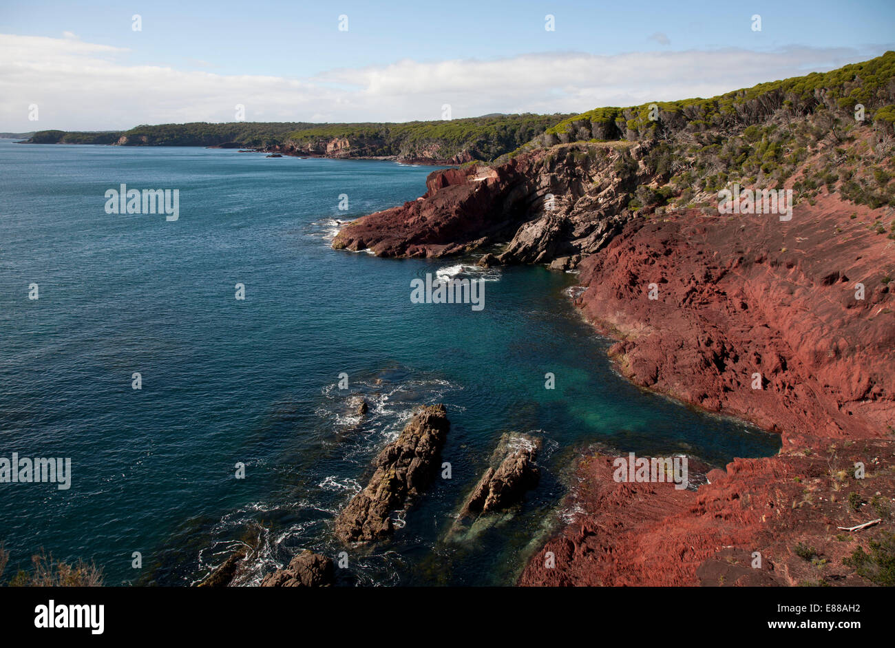 Superb examples of geological processes with rock folding and banding ...