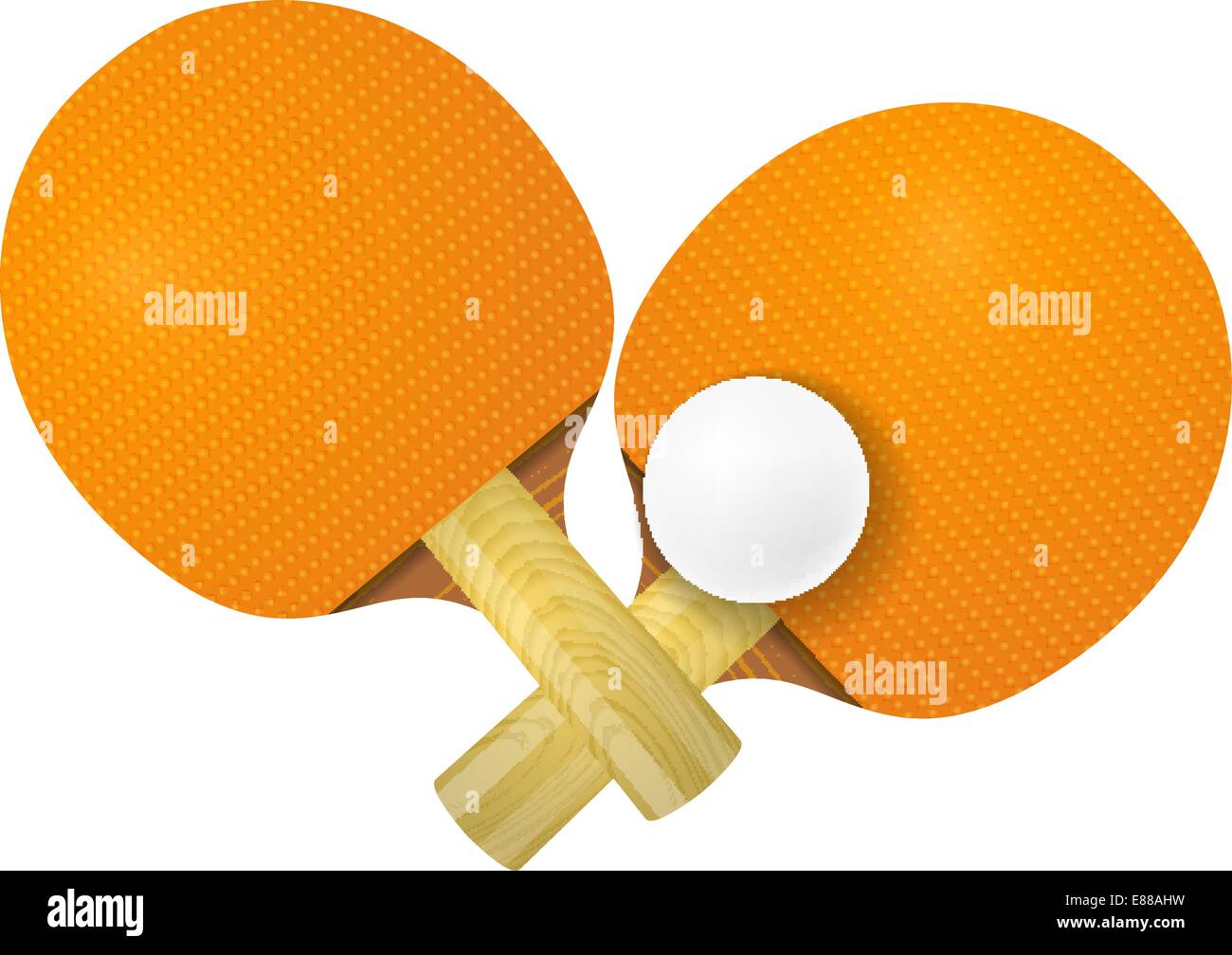 Two racket for table tennis on a white background Stock Vector Image ...