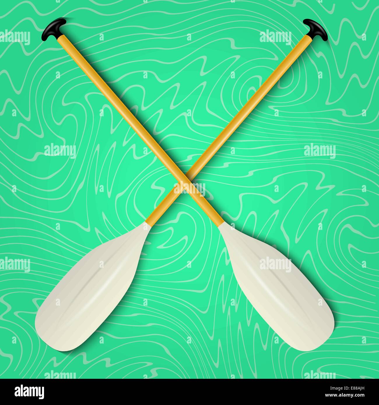 Professional canoe oars Stock Vector Image & Art - Alamy