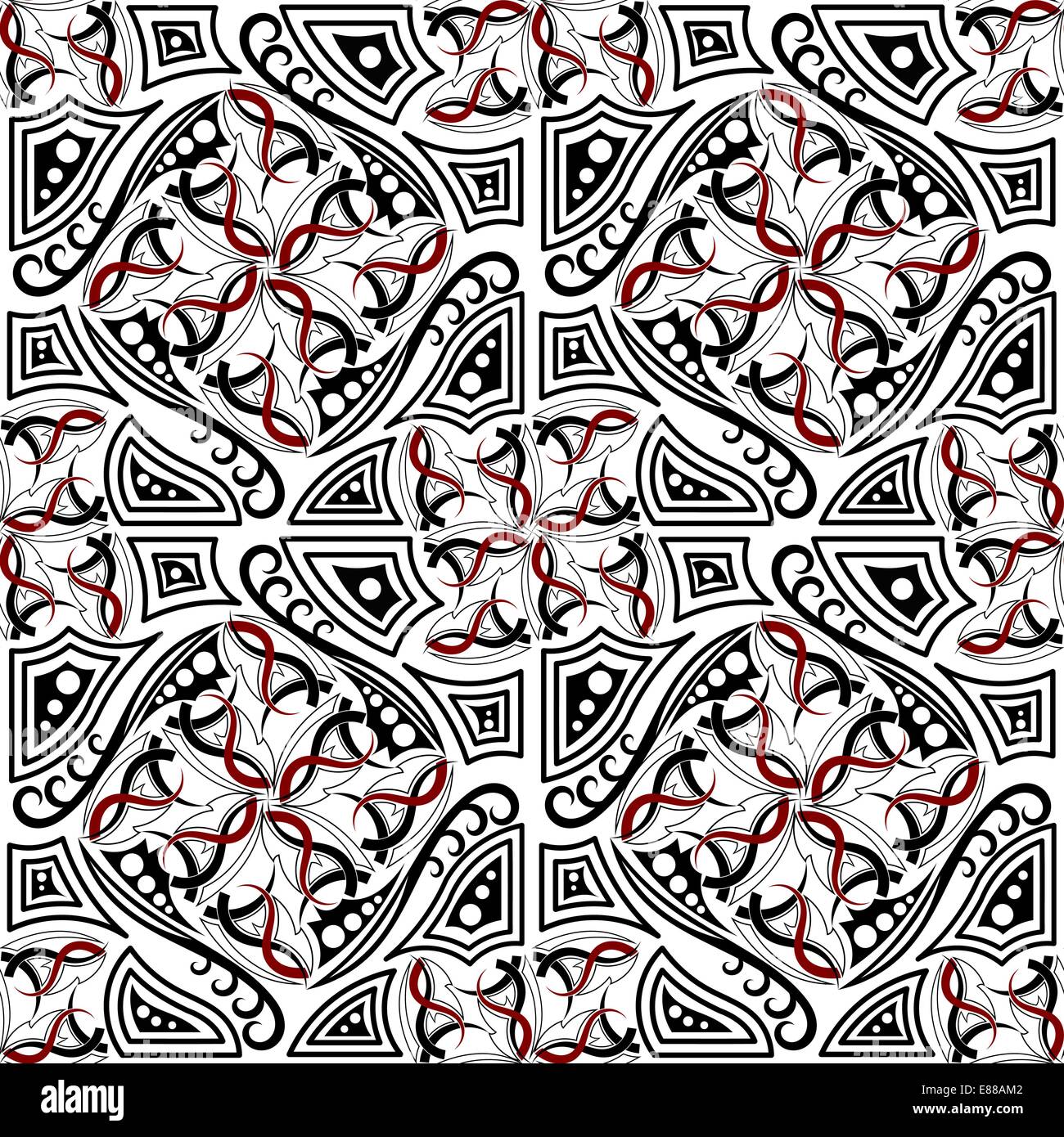 Abstract seamless texture with Gothic elements Stock Vector Image & Art ...