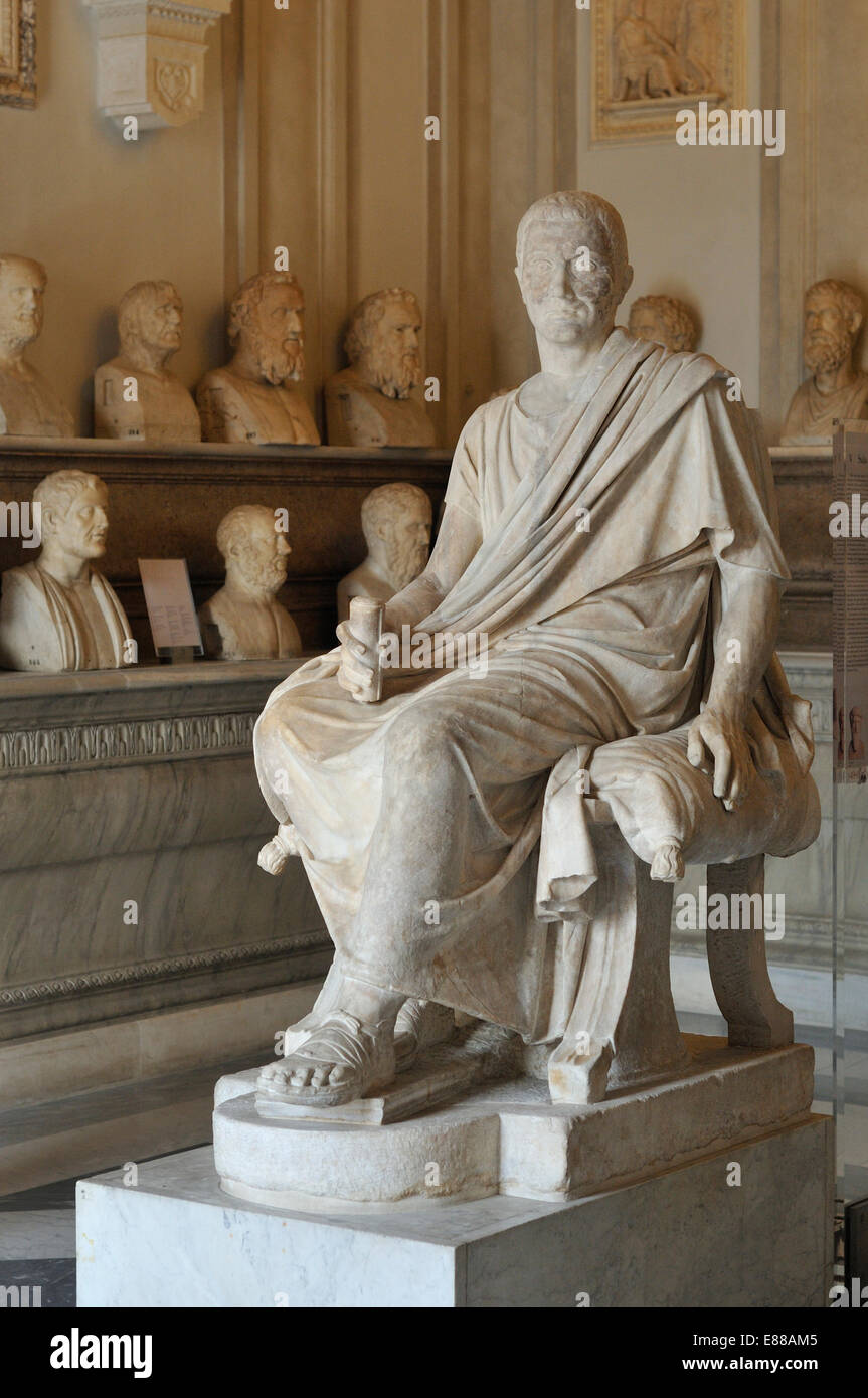 Capitoline Museums Musei Capitolini Rome Italy Hall of Philosophers ...