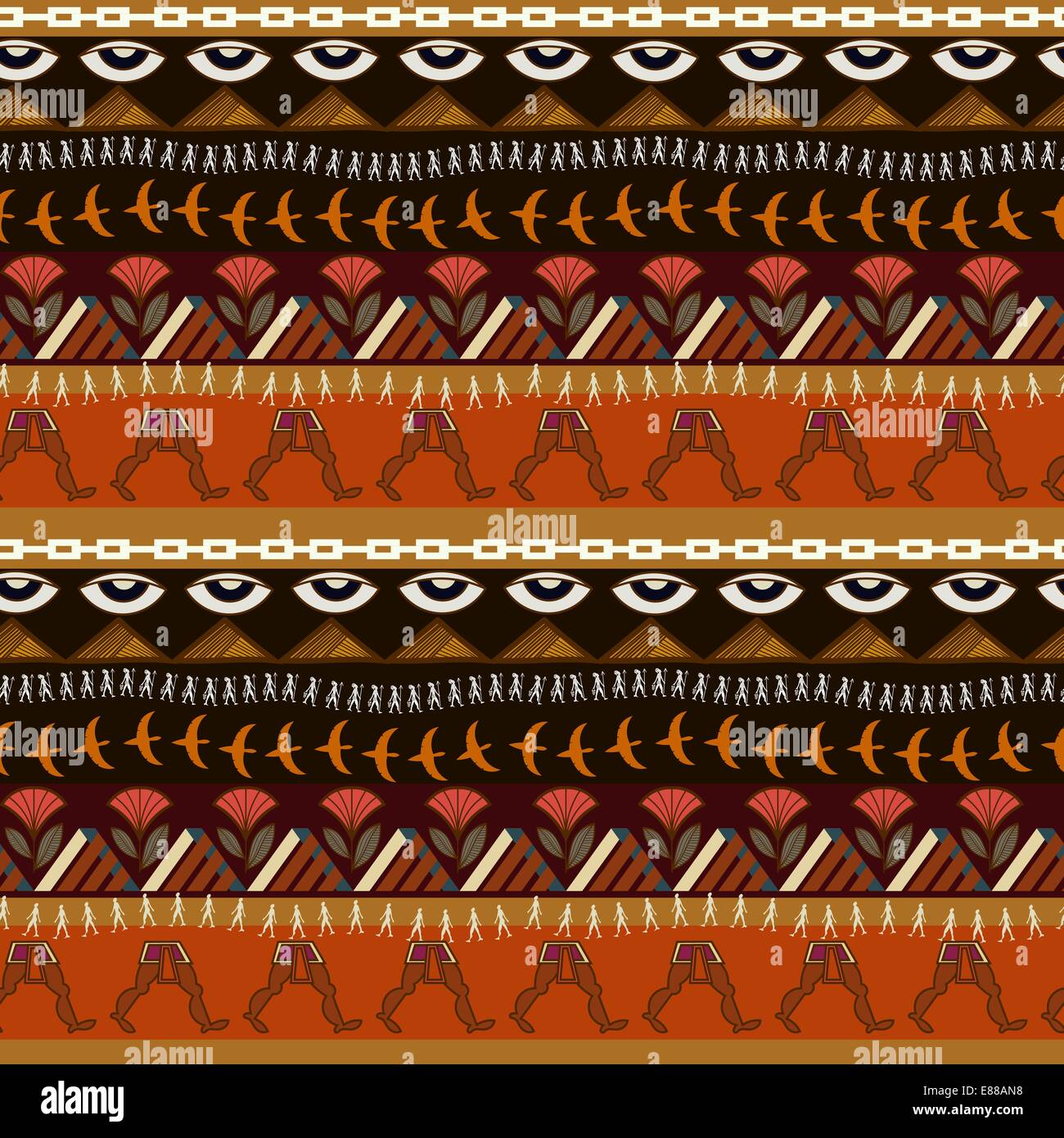 Egyptian pattern hi-res stock photography and images - Alamy
