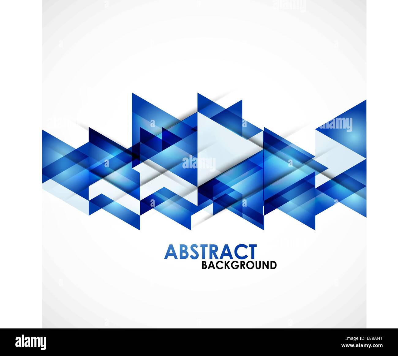 Blue business triangles Stock Vector Image & Art - Alamy