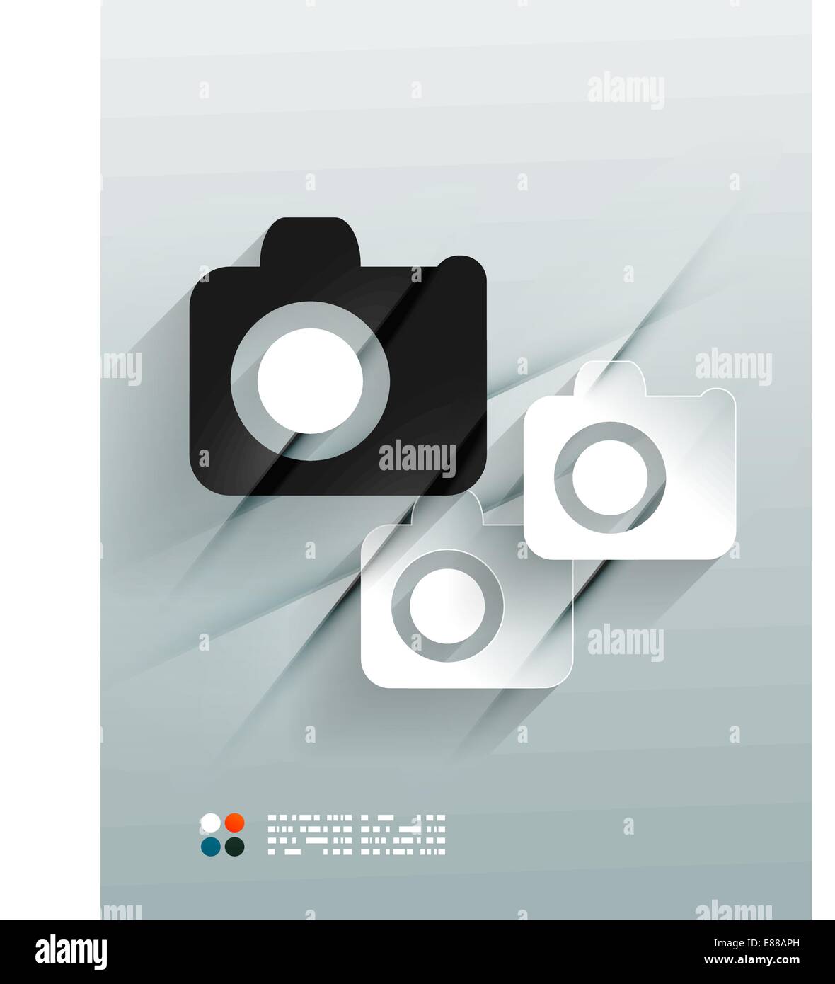 Photo vector 3d paper design Stock Vector Image & Art - Alamy