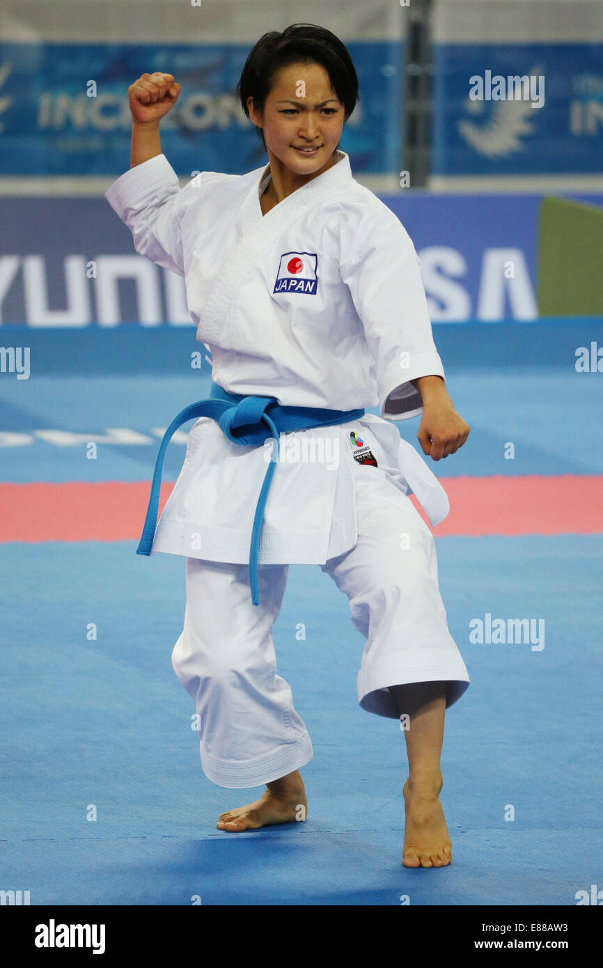 Incheon, South Korea. 2nd Oct, 2014. Kiyo Shimizu (JPN) Karate : Women ...