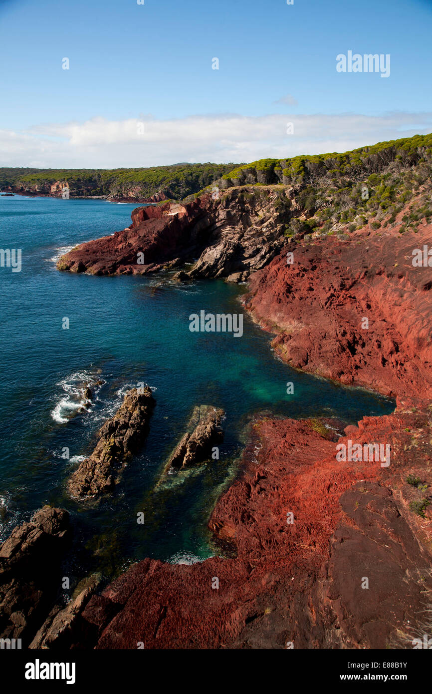 Superb examples of geological processes with rock folding and banding ...
