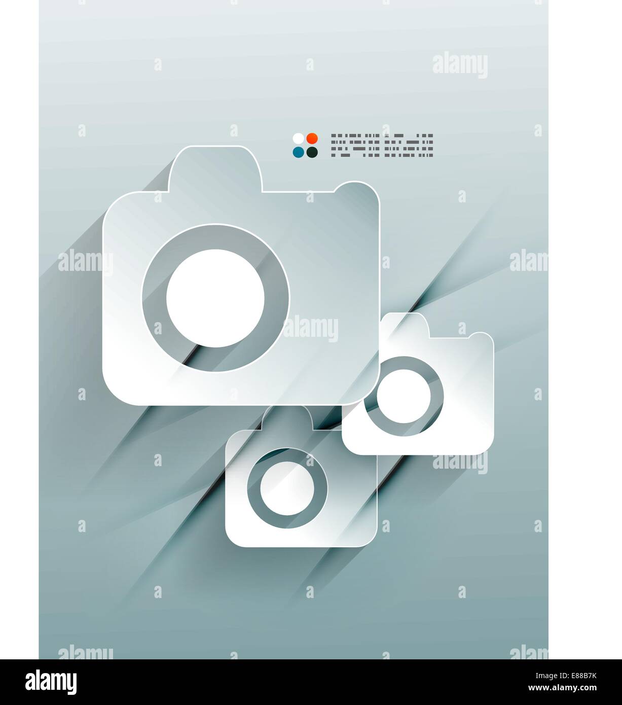 Photo vector 3d paper design Stock Vector Image & Art - Alamy