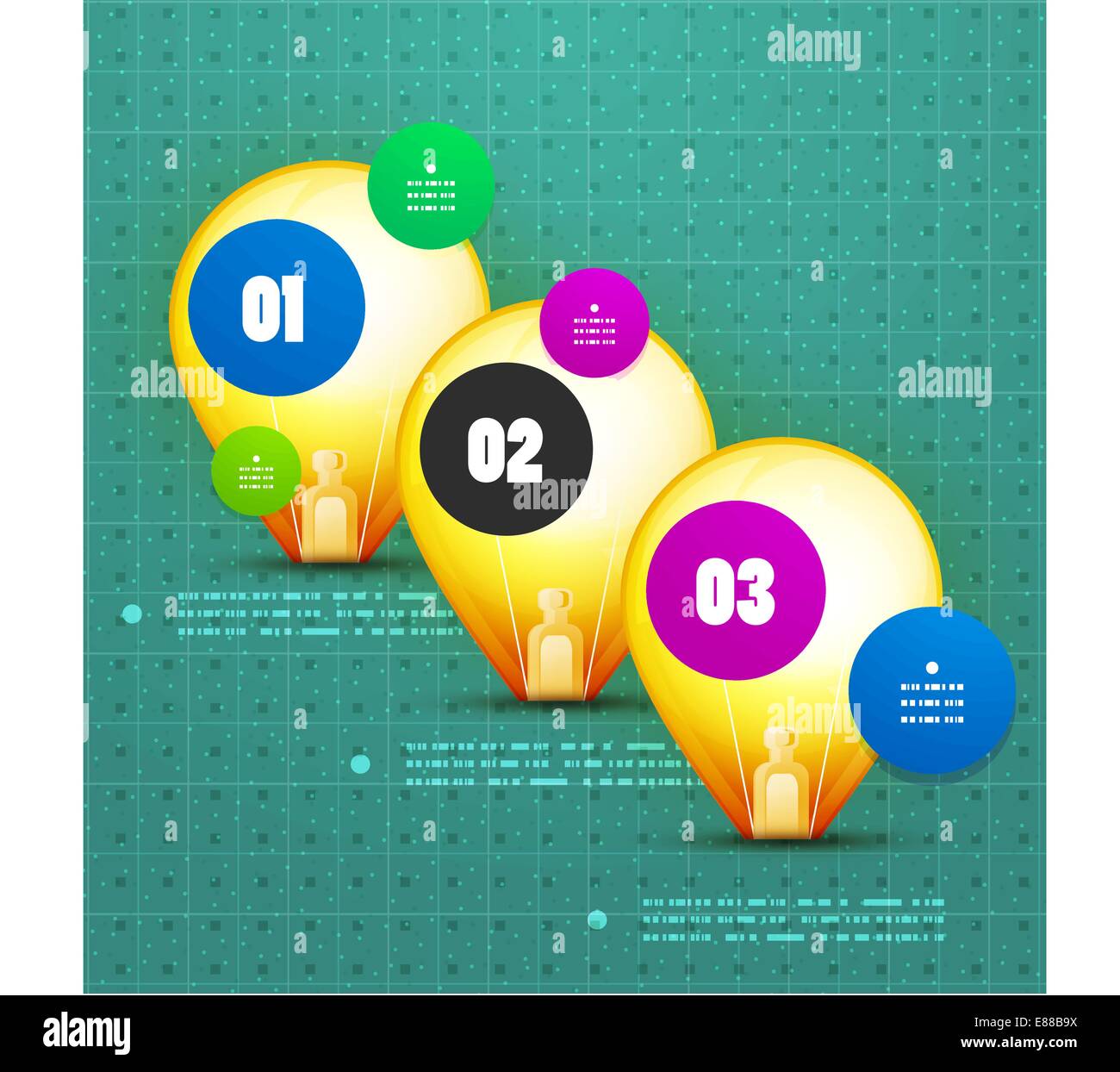 Light bulb option vector banner template Stock Vector Image & Art - Alamy