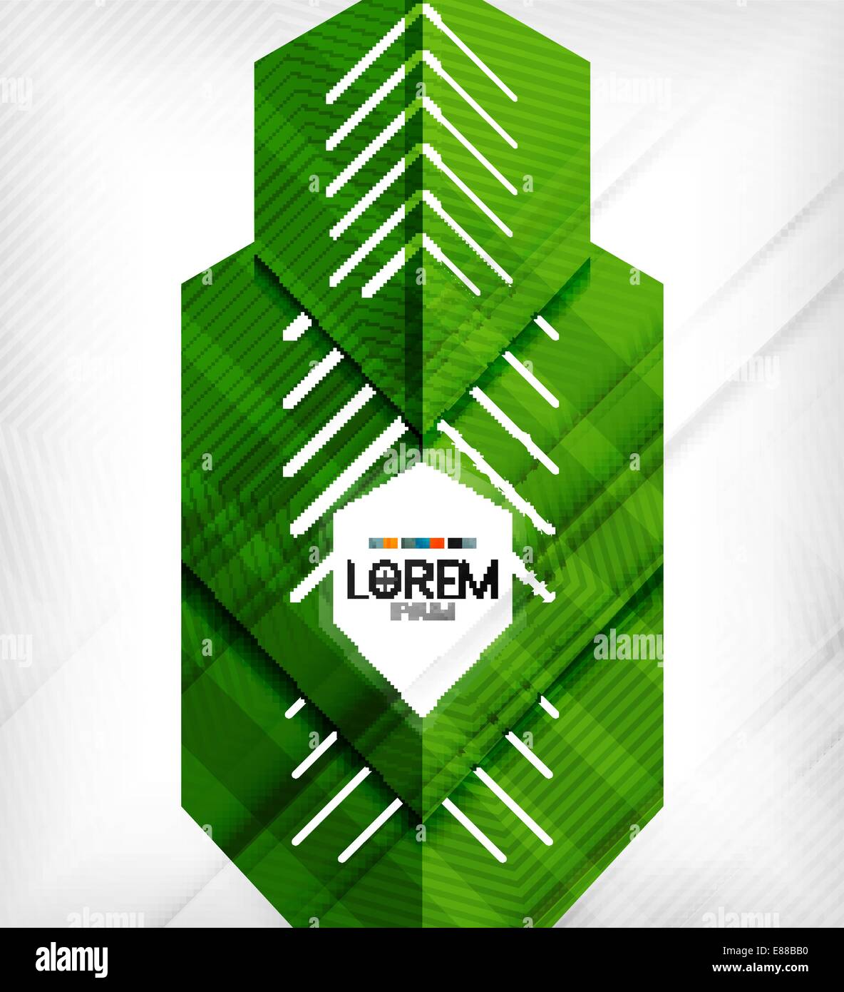 Textured geometric shapes - abstract business composition Stock Vector ...