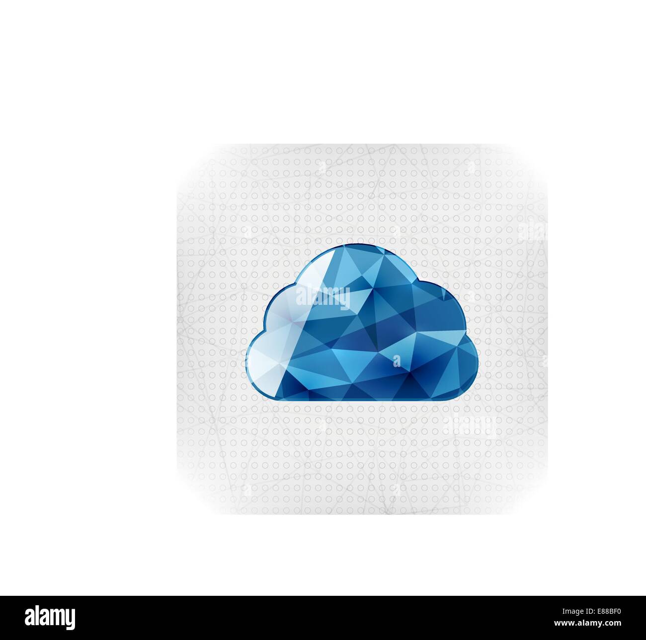 Geometric cloud paper concept Stock Vector Image & Art - Alamy