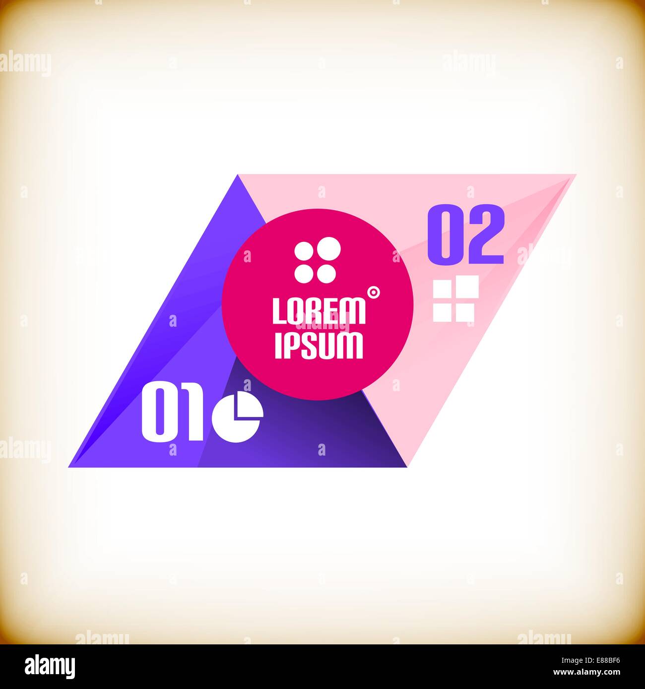 Triangle modern infographic template Stock Vector Image & Art - Alamy