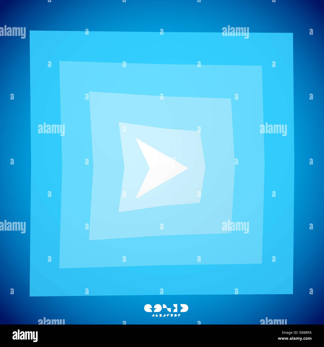 Modern blue arrow creative clean background Stock Vector Image & Art ...