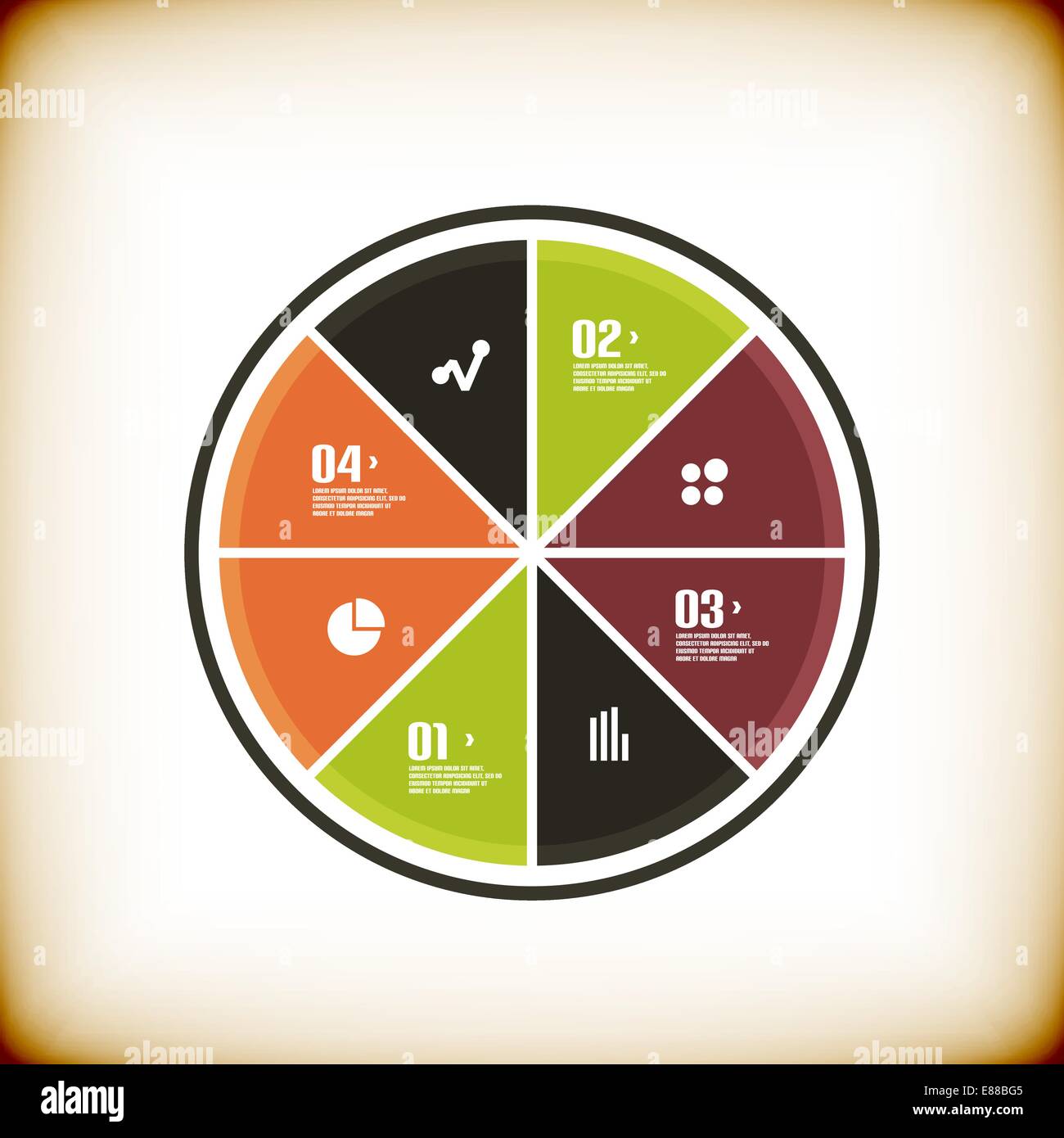 Modern business chart banner template. Can be used for infographics ...
