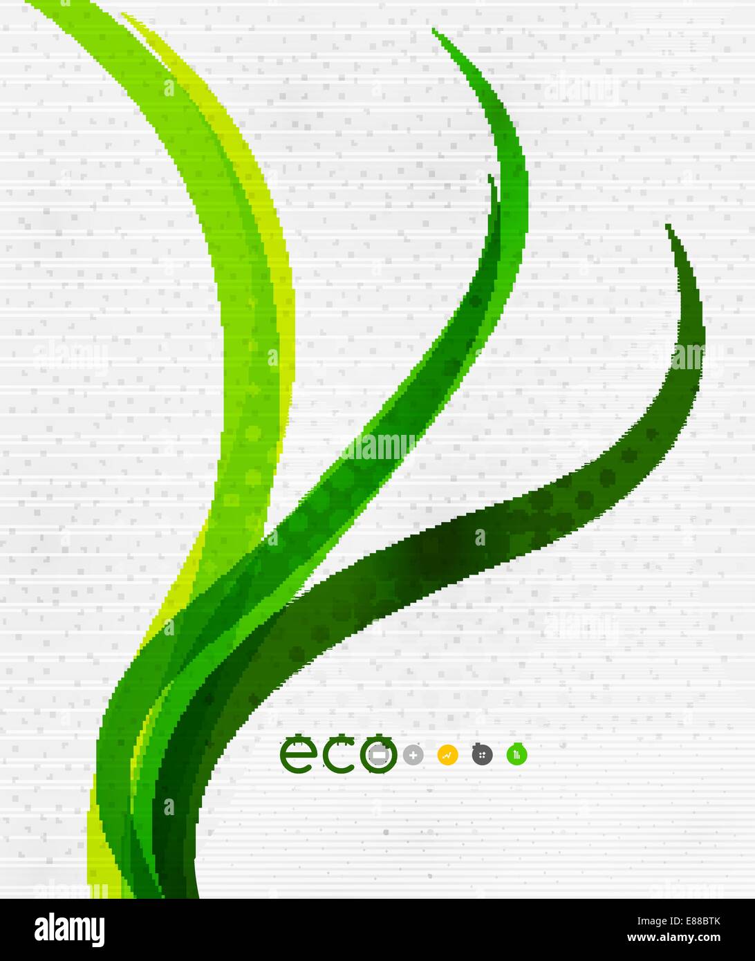 Green eco rainbow on textile texture Stock Vector Image & Art - Alamy