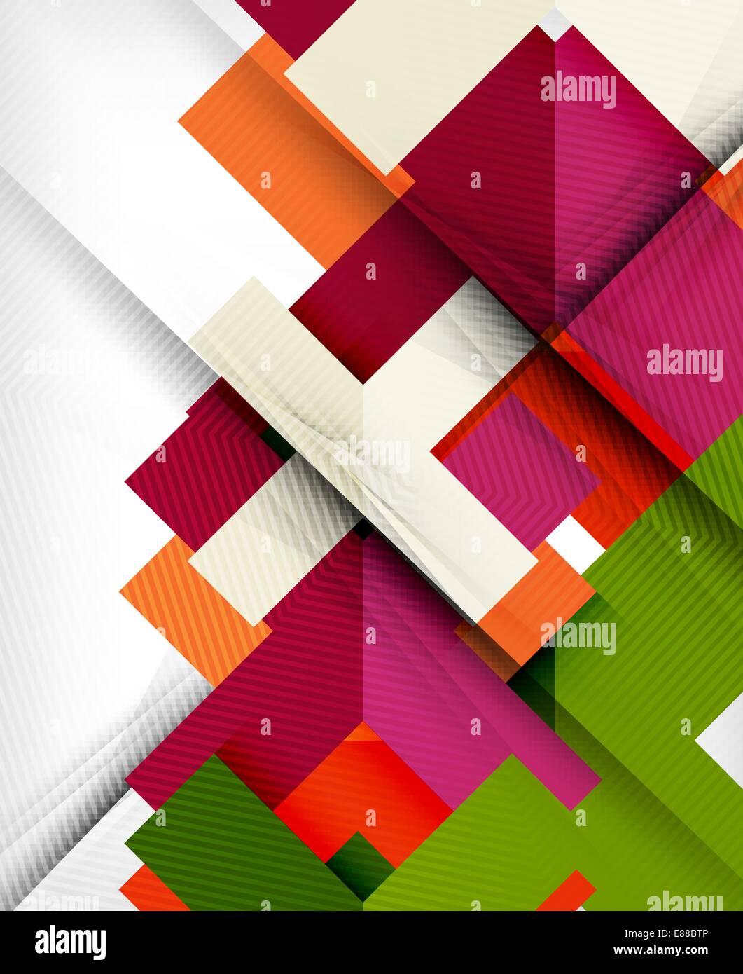 Geometric shape flat abstract background. Blank infographic background ...