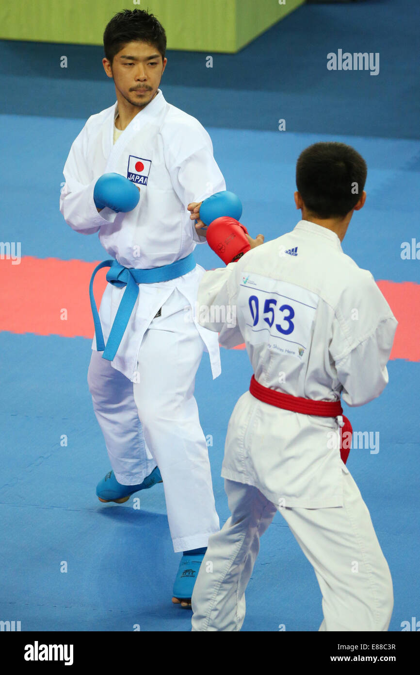 Incheon, South Korea. 2nd Oct, 2014. Hiroto Shinohara (JPN) Karate ...
