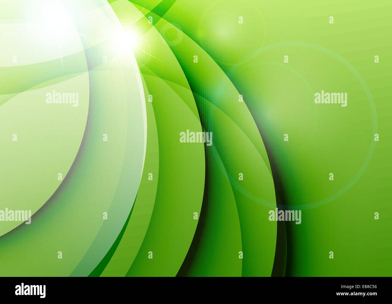 Vector abstract illustration of elegant color waves design with light ...