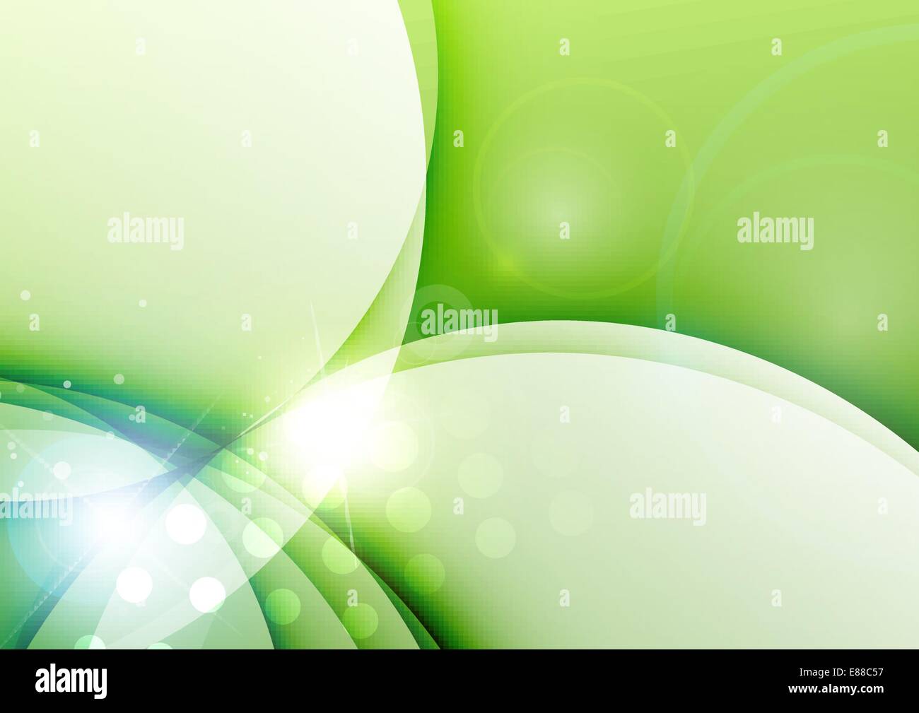 Vector abstract illustration of elegant color waves design with light ...