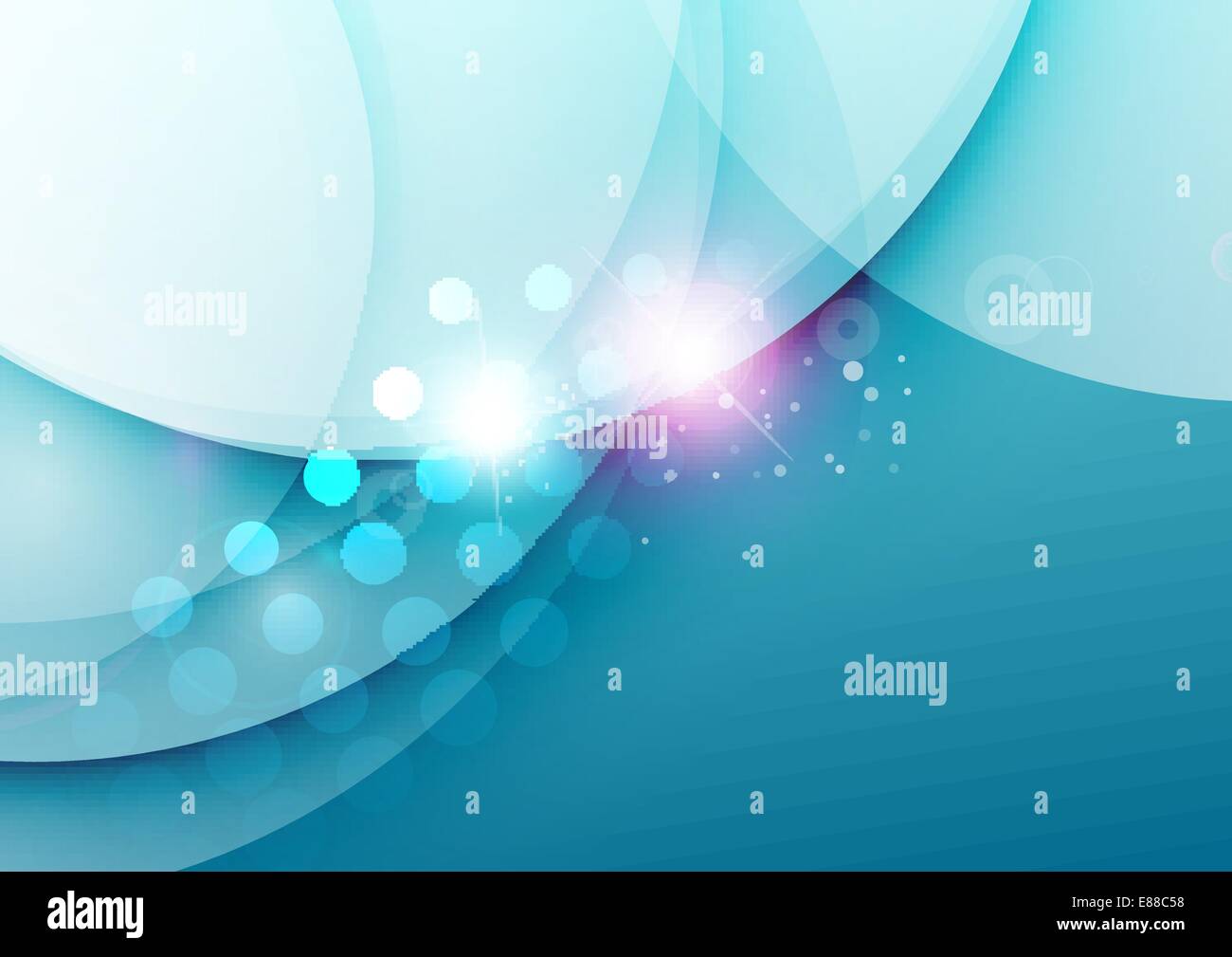 Vector abstract illustration of elegant color waves design with light ...