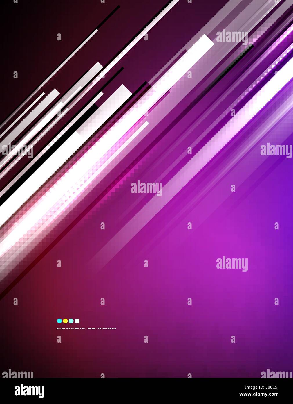 Light shiny straight lines on color background. Abstract design ...