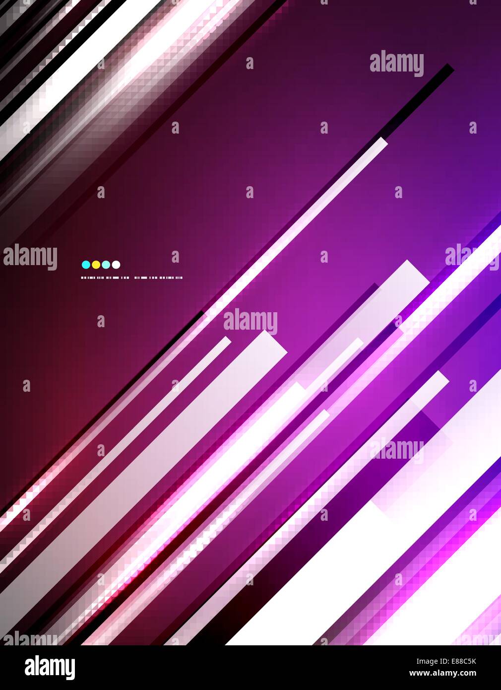 Light shiny straight lines on color background. Abstract design ...