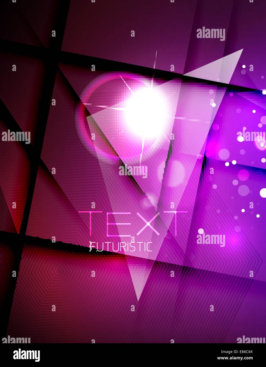 Futuristic Text Logo Flare