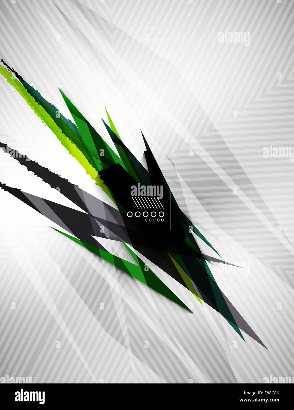 Geometric shape line lightning business background Stock Vector Image ...