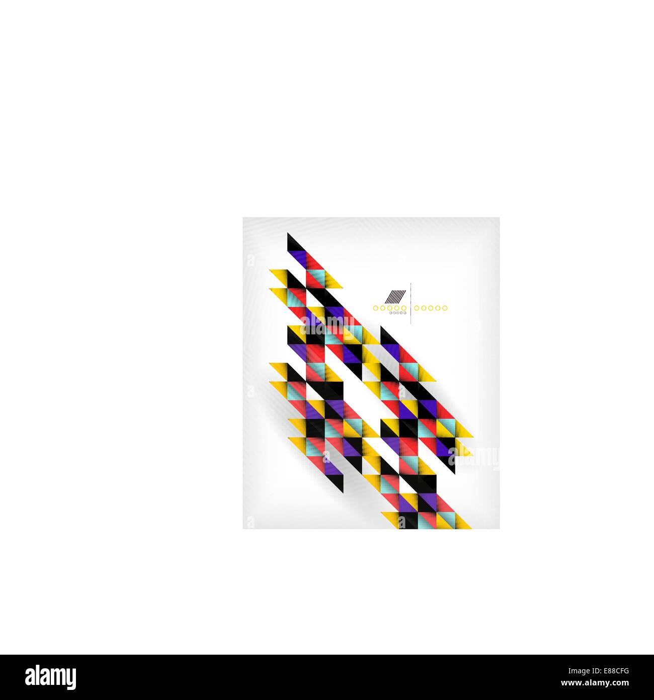 Colorful geometric shape triangle background Stock Vector Image & Art ...