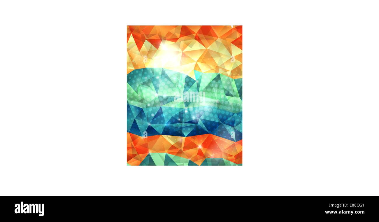 Shiny triangles geometric shape background Stock Vector Image & Art - Alamy