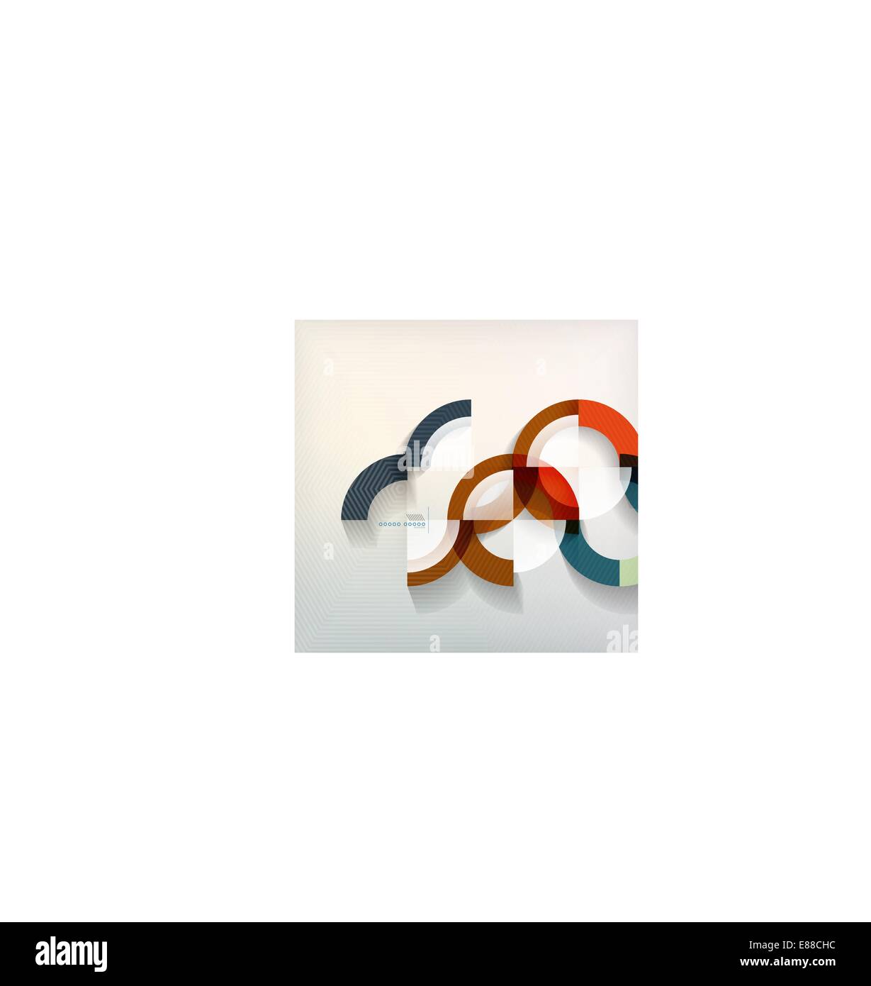 Rings geometric shapes abstract background Stock Vector Image & Art - Alamy