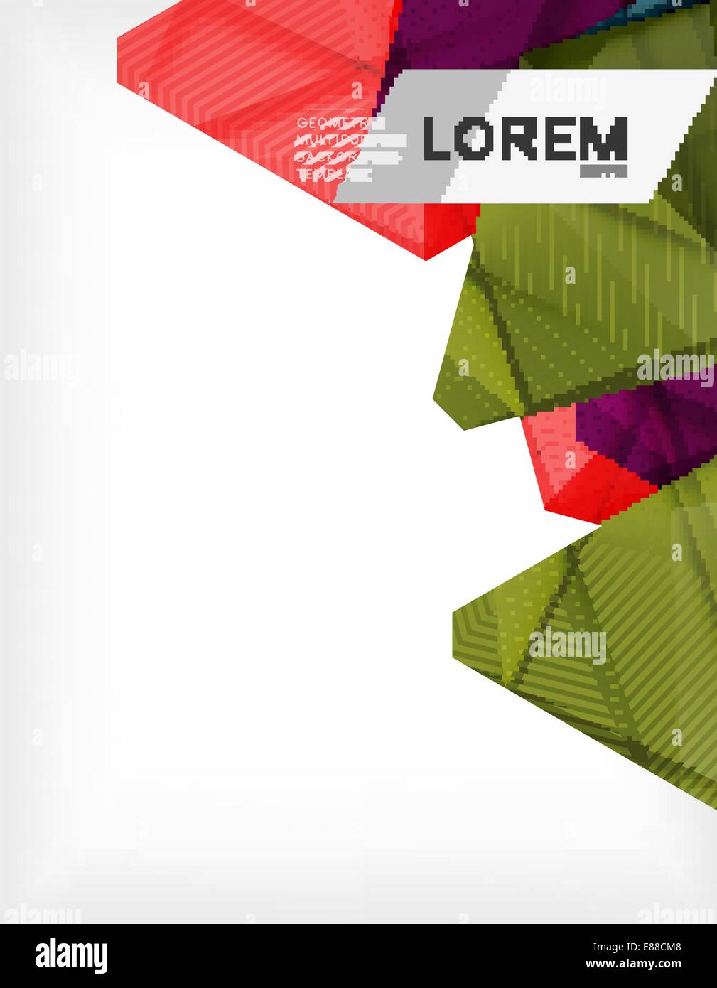 Corporate abstract business template. For brochure, presentation, web ...