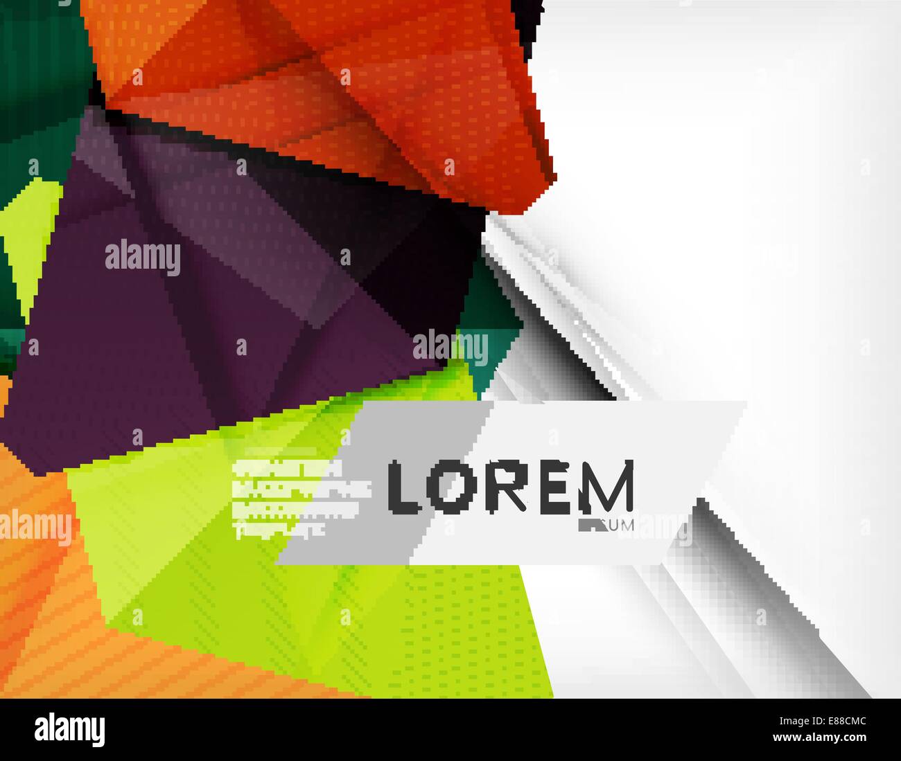 Corporate abstract business template. For brochure, presentation, web ...