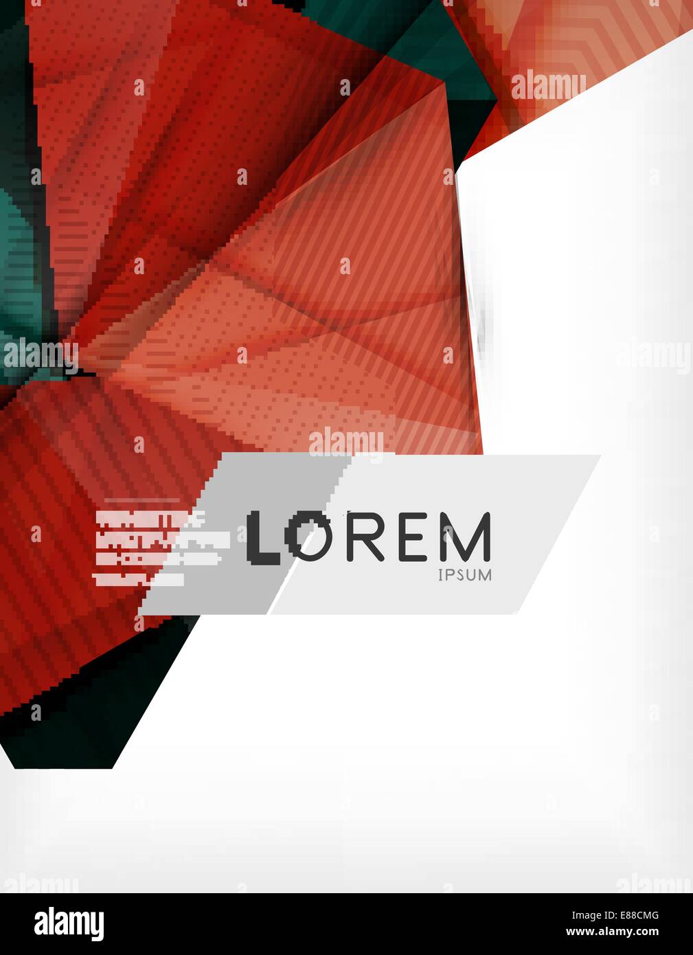 Corporate abstract business template. For brochure, presentation, web ...