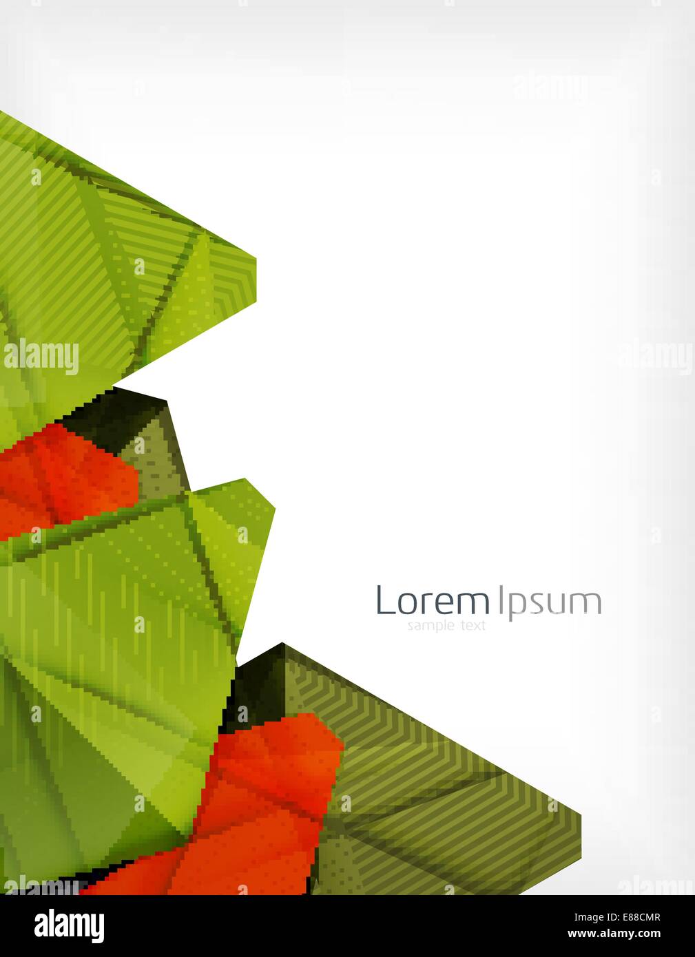 Corporate abstract business template. For brochure, presentation, web ...