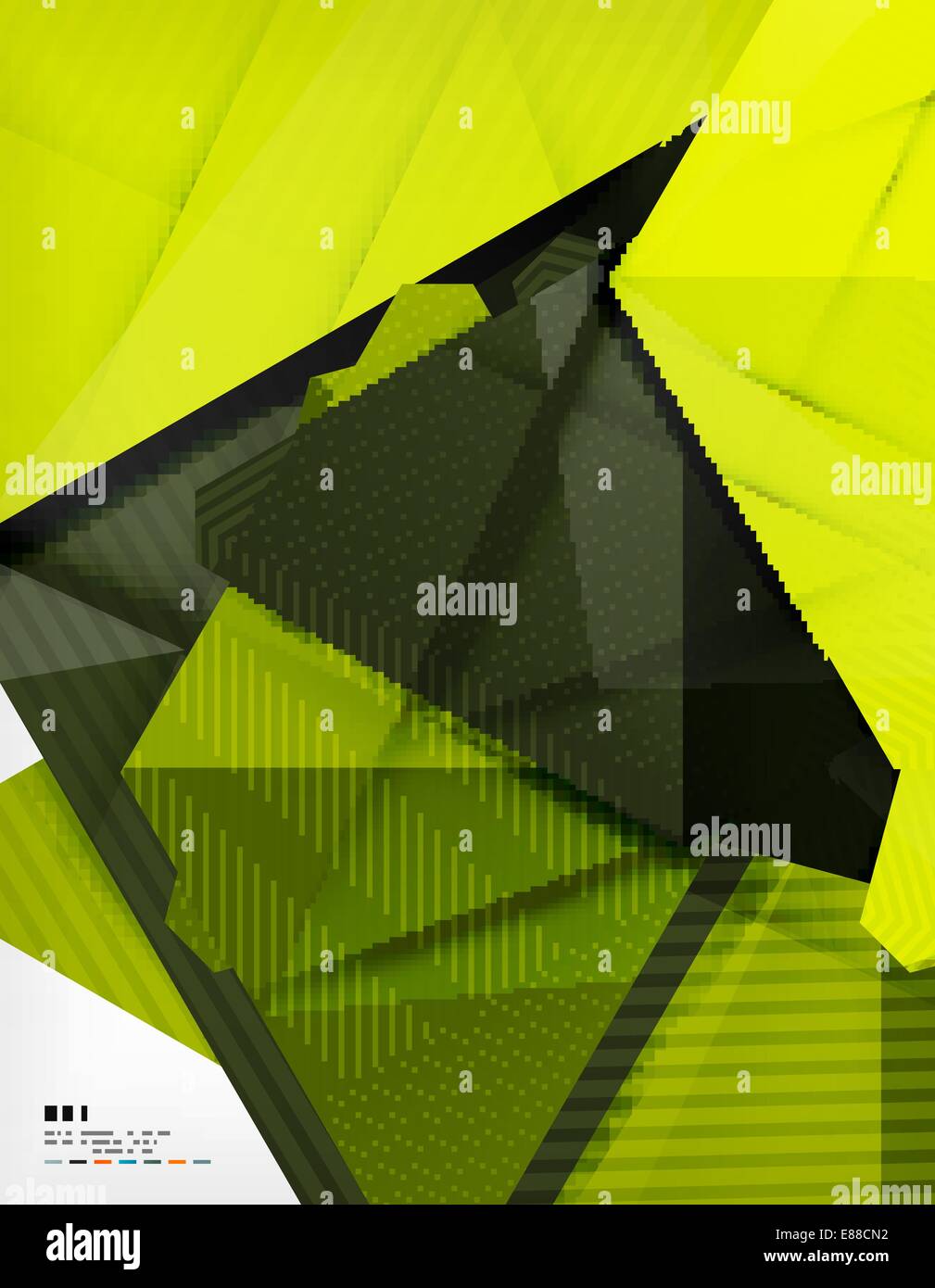 Corporate abstract business template. For brochure, presentation, web ...